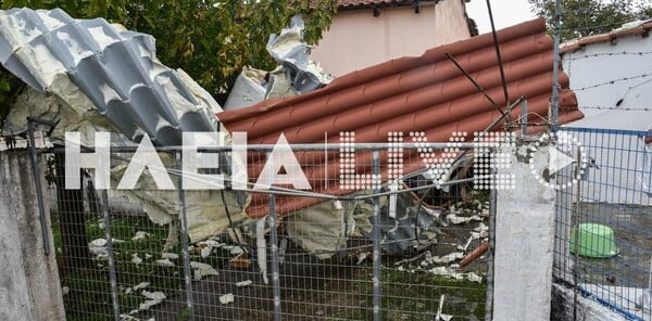 Ηλεία: Καταστροφικός ανεμοστρόβιλος -Πέρασε και έκανε ζημιές σε σπίτια ...
