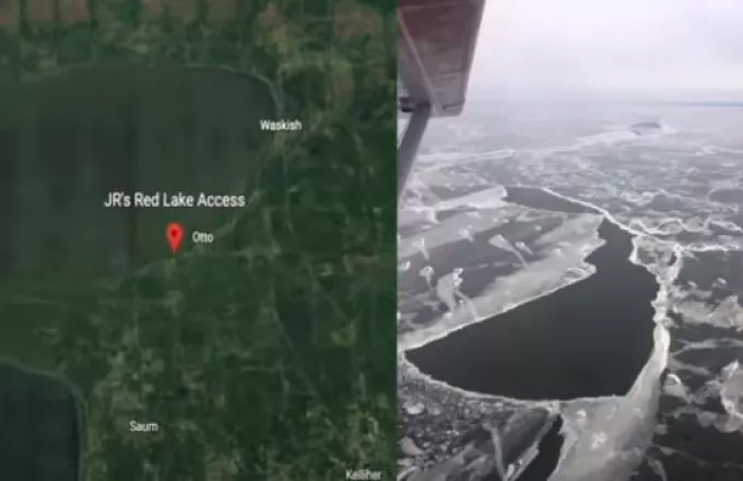 ΗΠΑ: 200 ψαράδες εγκλωβίστηκαν σε παγωμένη λίμνη στη Μινεσότα (βίντεο ...