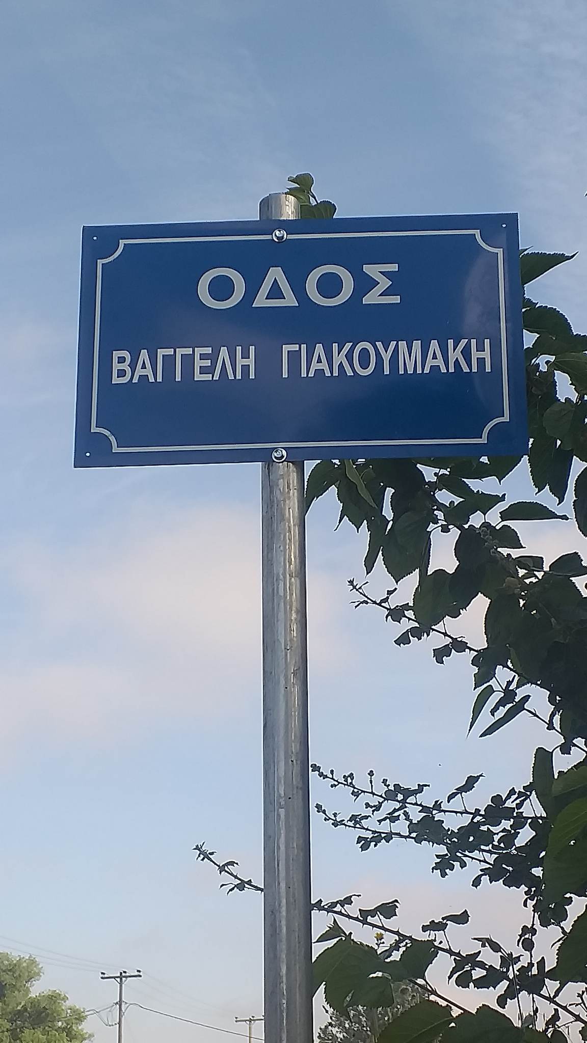 Μια οδός στη μνήμη του Βαγγέλη Γιακουμάκη - EPIRUS Online